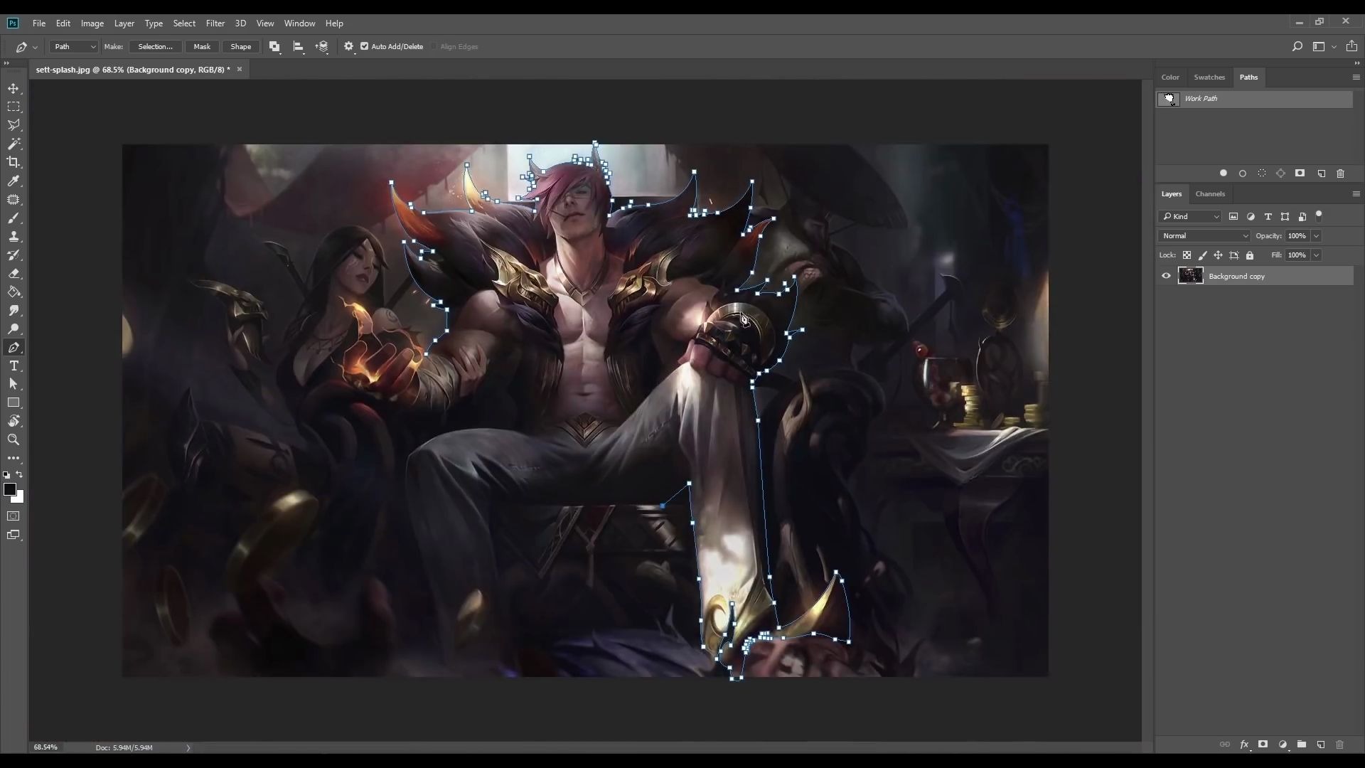 【分享】如何运用PS以及AE来制作英雄联盟登陆界面动画
