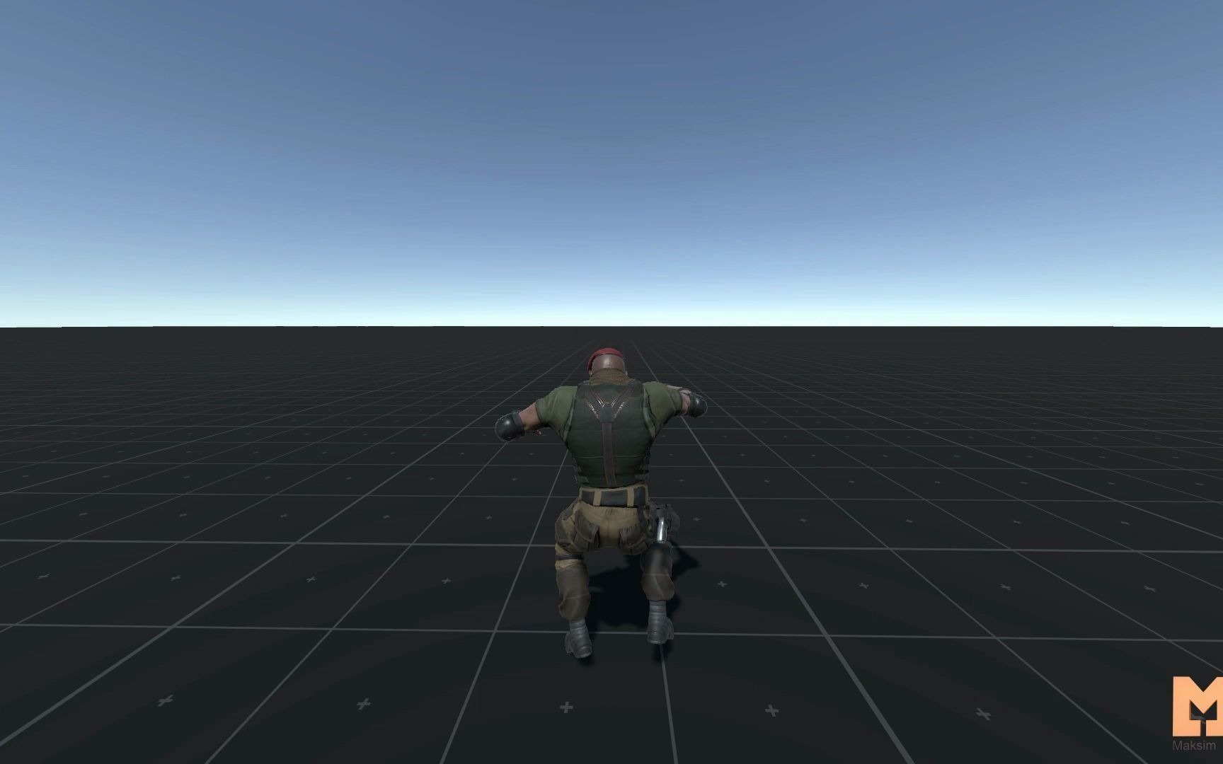 军用战斗武器模型军事3D角色Unity游戏素材资源