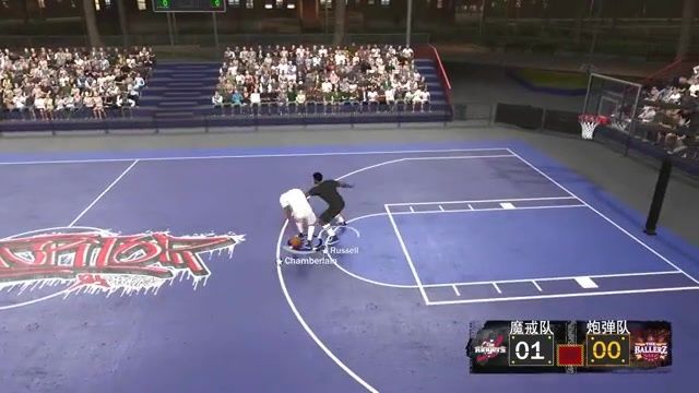 【名人堂难度】巅峰张伯伦 VS 巅峰拉塞尔 NBA2K19单挑