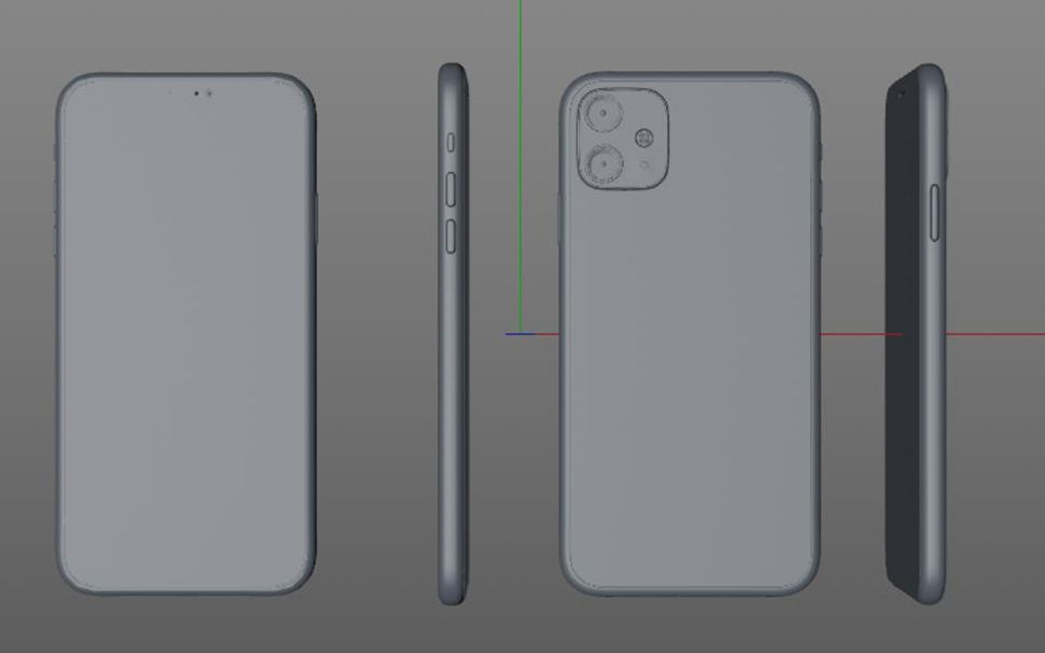 C4D自学日常 苹果IPHONE 11建模