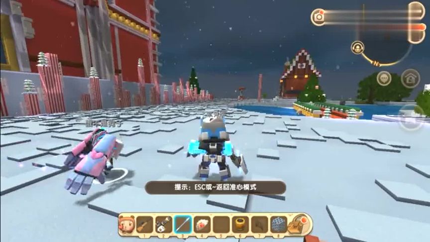 迷你世界滑雪喷气背包,被玩家开挂飞天作弊秒了