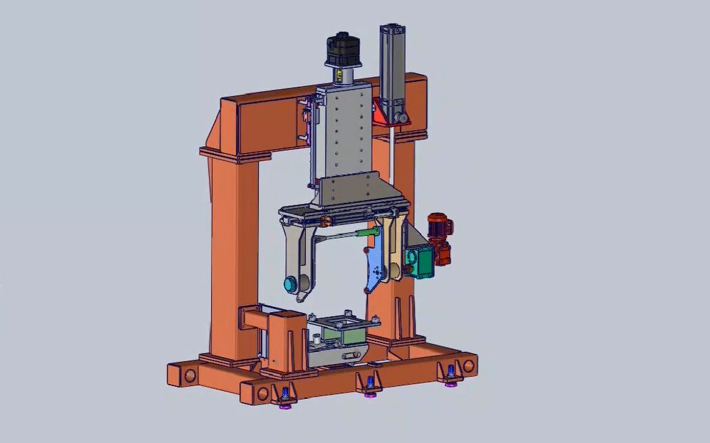 SolidWorks 非标自动化教程:发动机翻转工装设计-平衡机构的设计