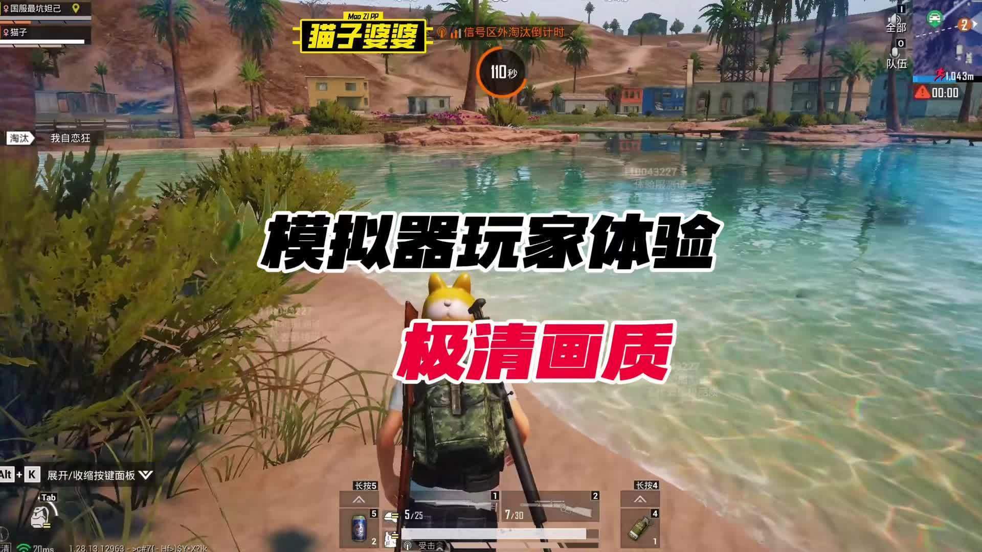 240帧极清的和平精英原来是这样的#和平精英模拟器高清版