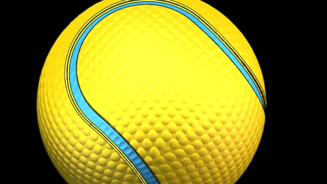 Solidworks画一个网球才二步就搞定了!