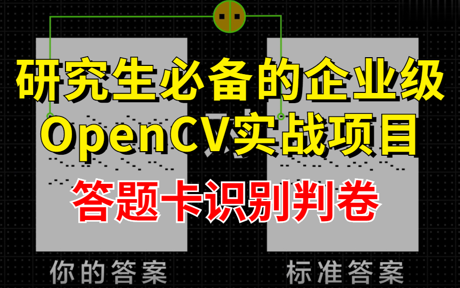高考是怎样阅卷的?研究生必备的企业级OpenCV实战项目—答题卡...