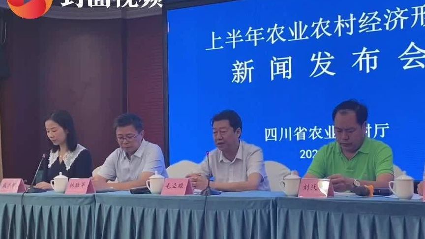 四川上半年第一产业增加值比去年同期增长1.3%