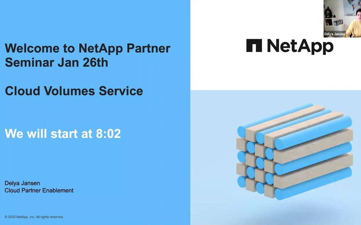 Cloud Partner Solution Training - NetApp Cloud Volumes Service
