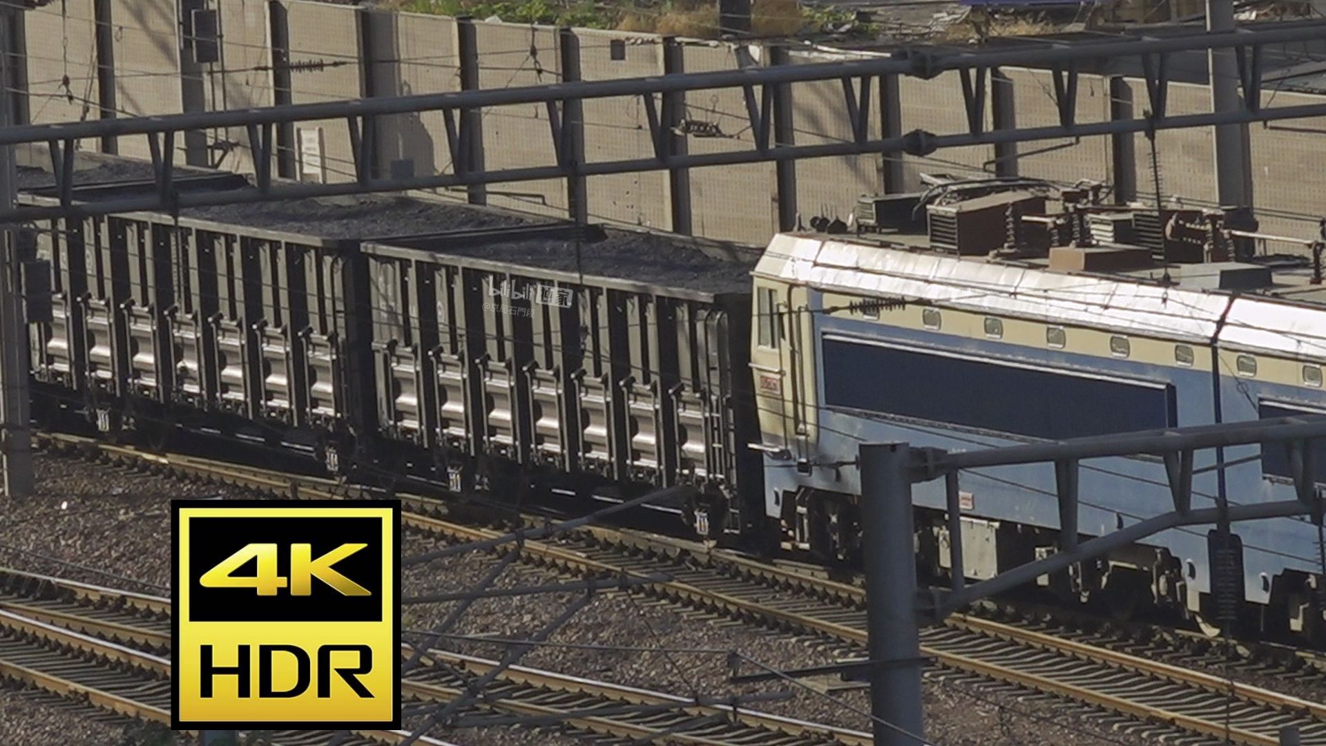 【4K HDR】首次拍到齐厂新款C70E,全列新敞车在长焦镜头下太好看了