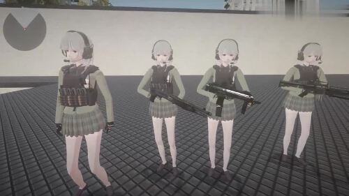 GMOD必装模组!武装JK少女横扫联合军,这谁顶得住?