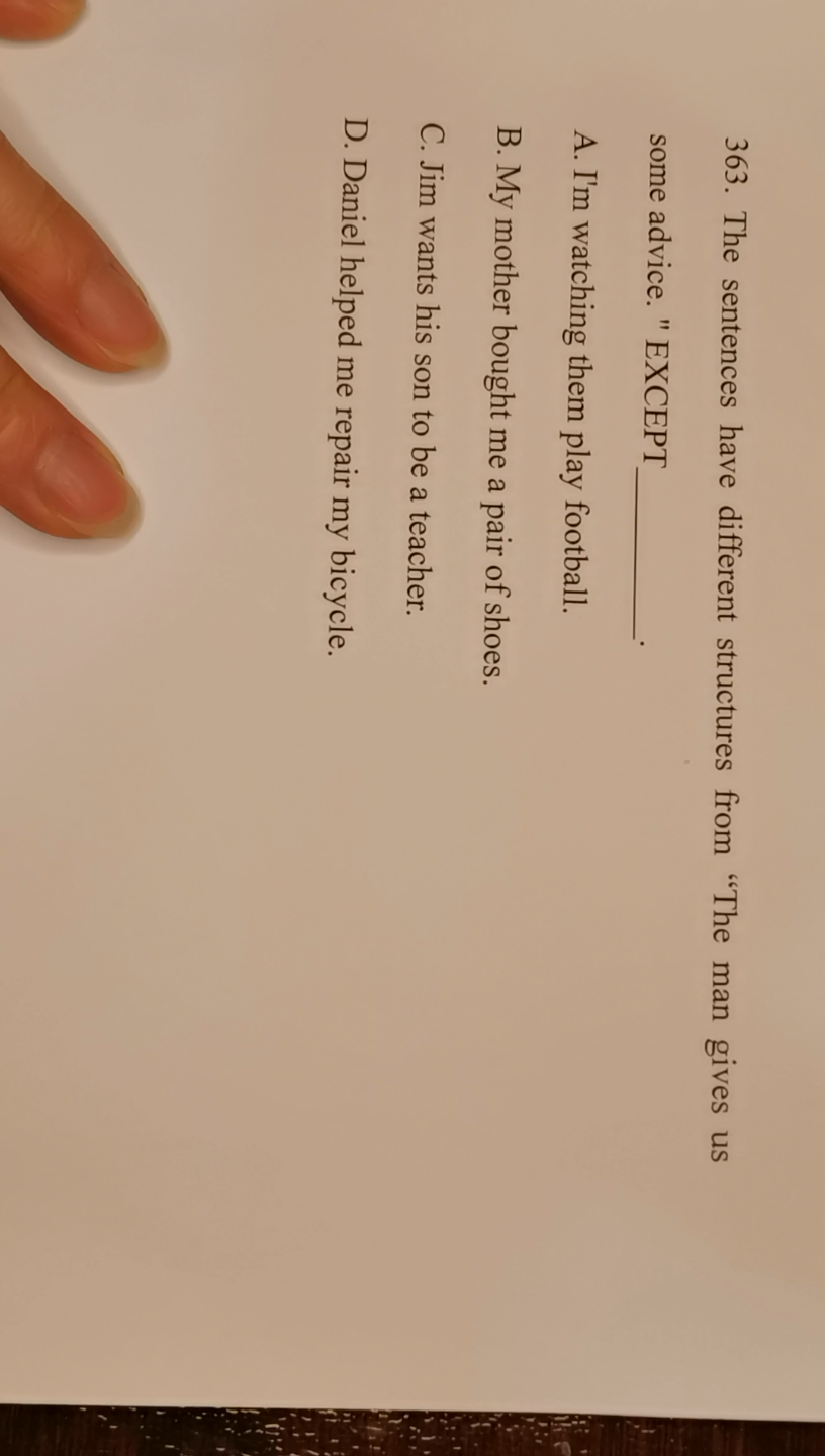 初中英语解题技巧363--句子结构的用法。