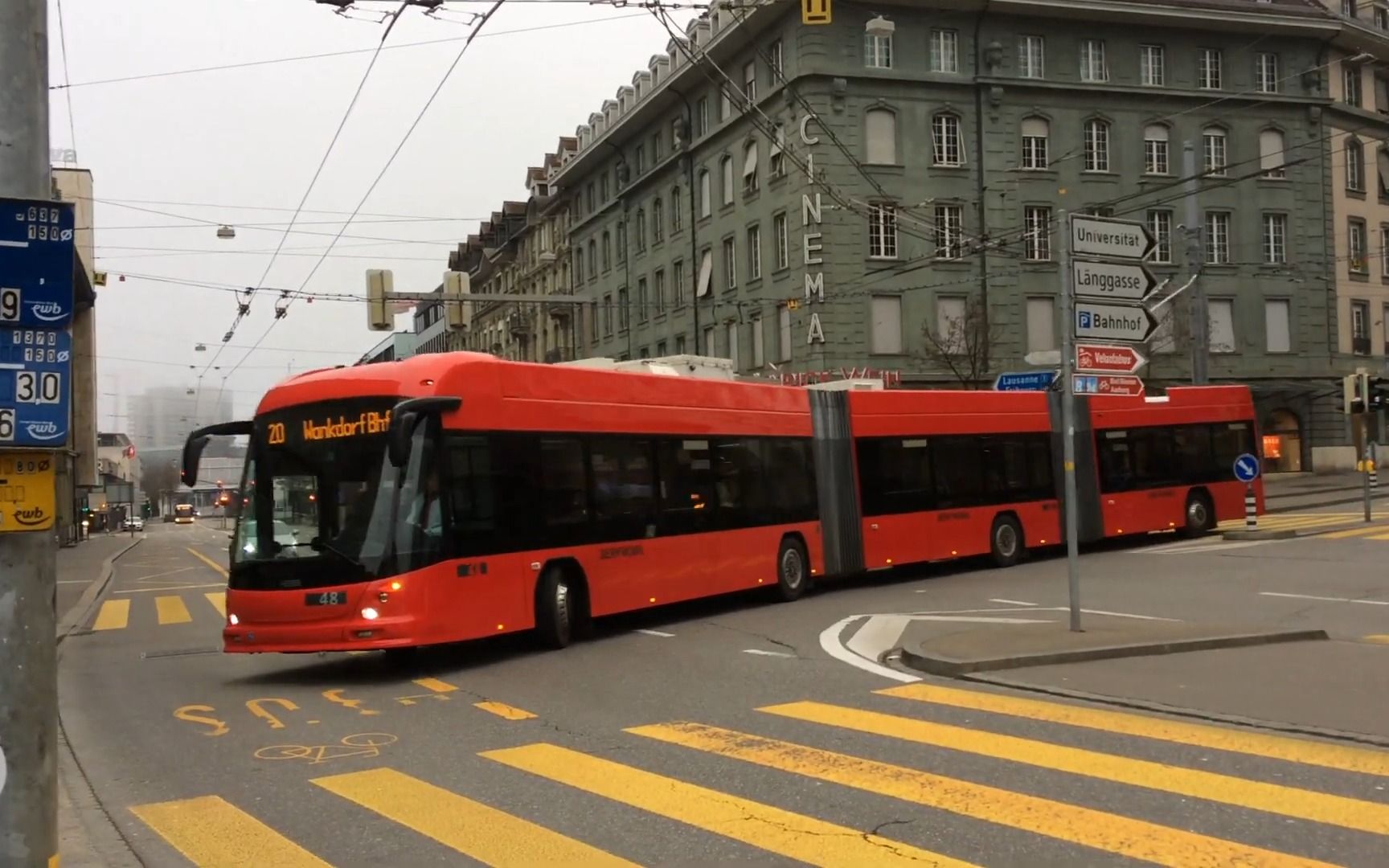 瑞士伯尔尼双铰接式无轨电车,Hess Light Tram,2019版,【搬运】