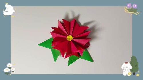 折漂亮的花朵书签畅游书海品味夏天的美好!