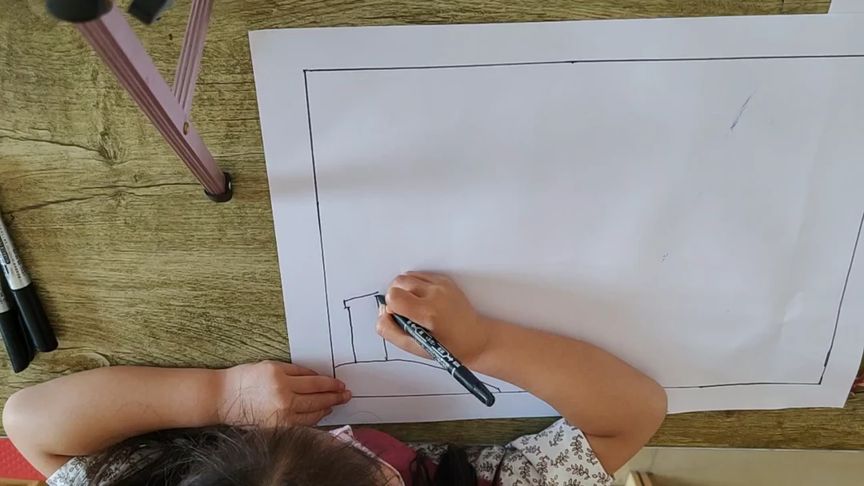 学校绘画比赛——我心中的小学