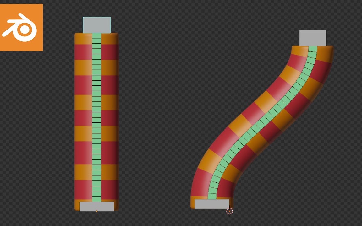 Blender 简单而强大的骨骼动画绑定方式(中英文字幕)
