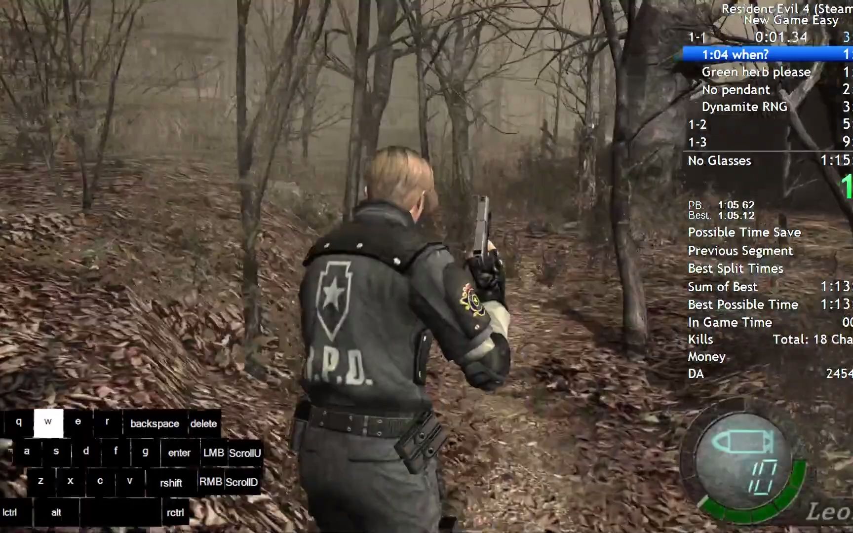 【搬运】Steam生化危机4-NG简单难度-世界记录1小时14分46秒速通-...