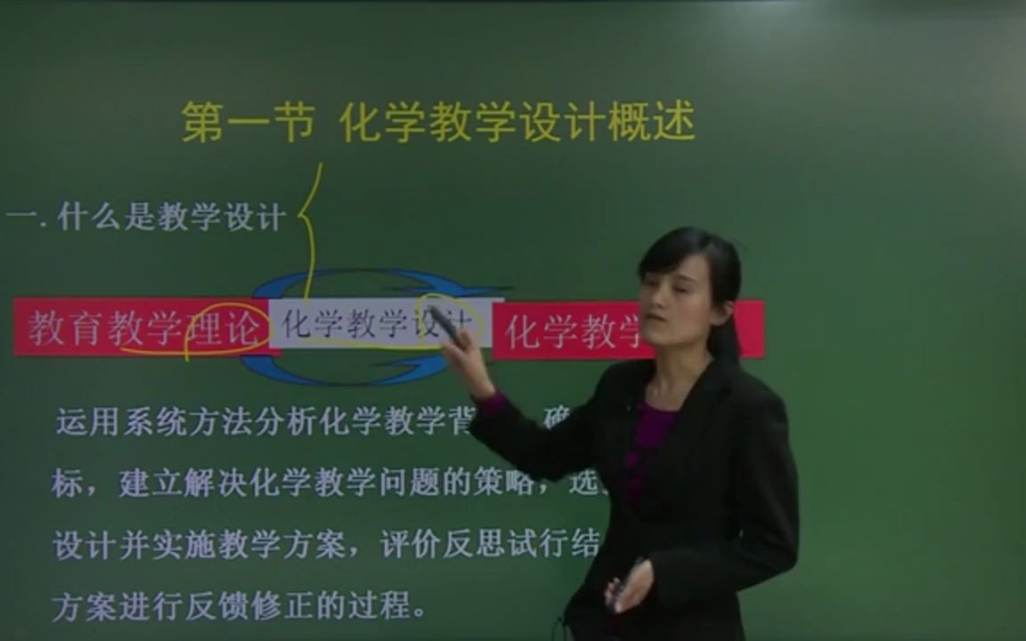 教师资格证笔试-初中化学学科知识与能力 第18讲 化学教学设计