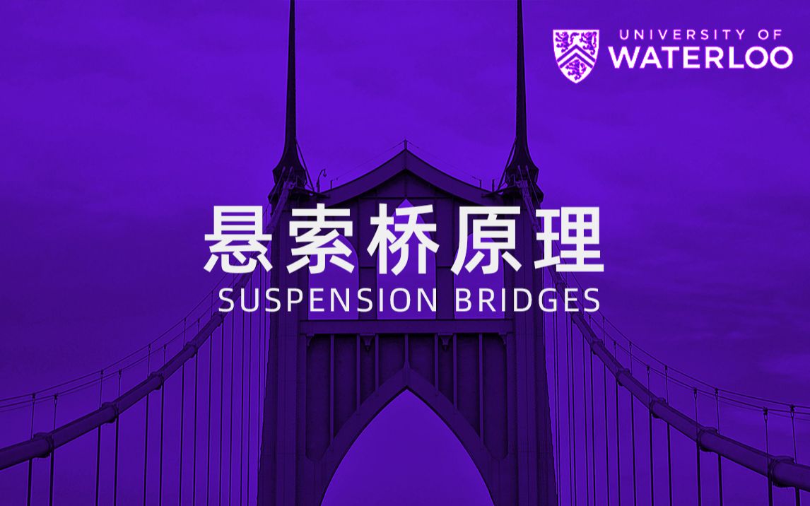 【工程学模型 04】悬索桥原理