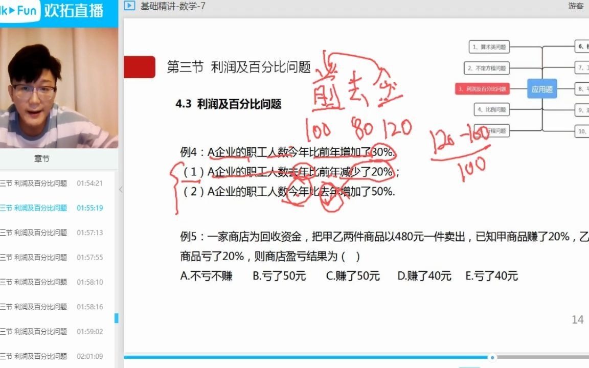 利润及百分比问题(2)