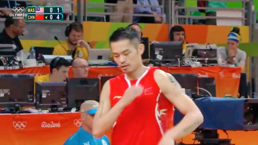 2016年里约奥运会男单半决赛 林丹vs李宗伟 李宗伟终战胜梦魇
