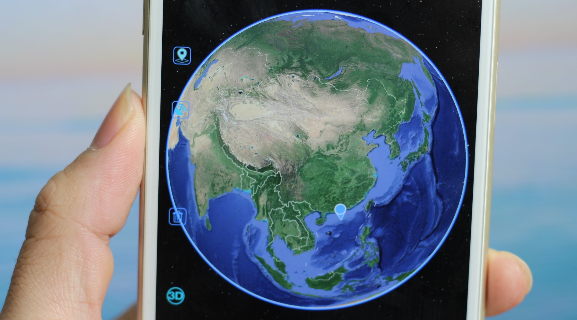 手机3D实景混合卫星地图!高清立体超实用!看遍世界地形景观!