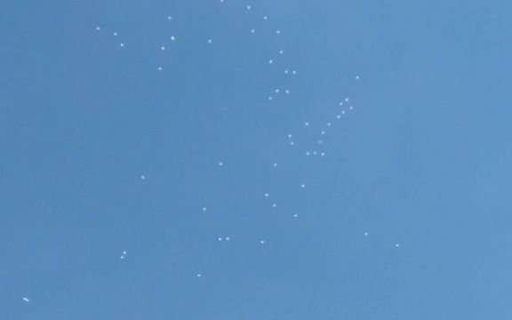 墨西哥上空的惊人UFO舰队目击视频 Pt.7【2018年10月28日】