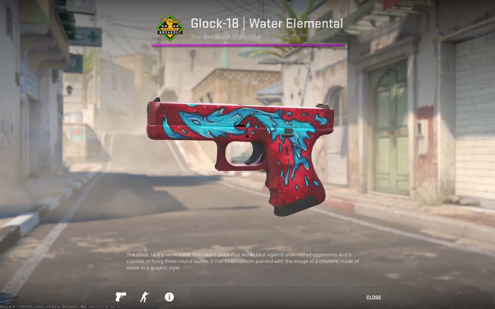 CSGO起源2 所有格洛克皮肤展示_网络游戏热门视频