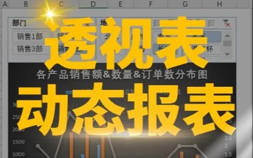 99%的人不会把数据透视表做成动态图表