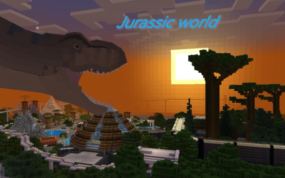 用Minecraft还原侏罗纪世界?_我的世界