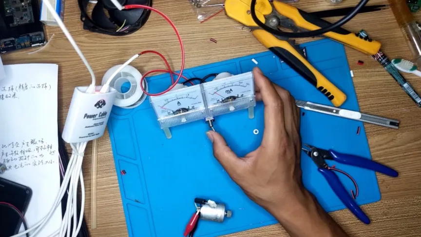 手机维修神器,指针电流表制作,好用不贵#西瓜新人#