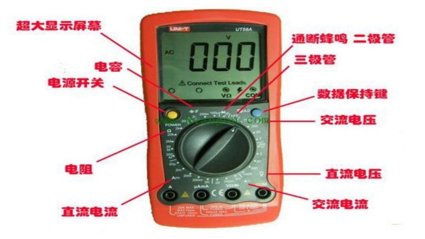 数字万用表的运用:电压、电流怎么测量?老电工手把手教给你