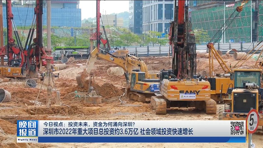 深圳市2022年重大项目总投资约3.6万亿 社会领域投资快速增长