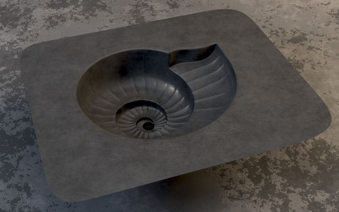 2020答疑075:小亮老师讲解3dsmax高级教程,螺旋海螺洗手盆模型制作