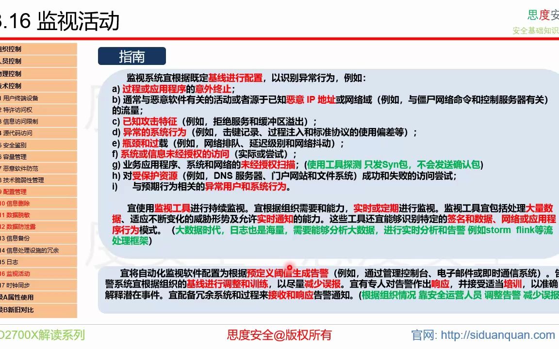 51 iso27001-2022 8.16 监视活动