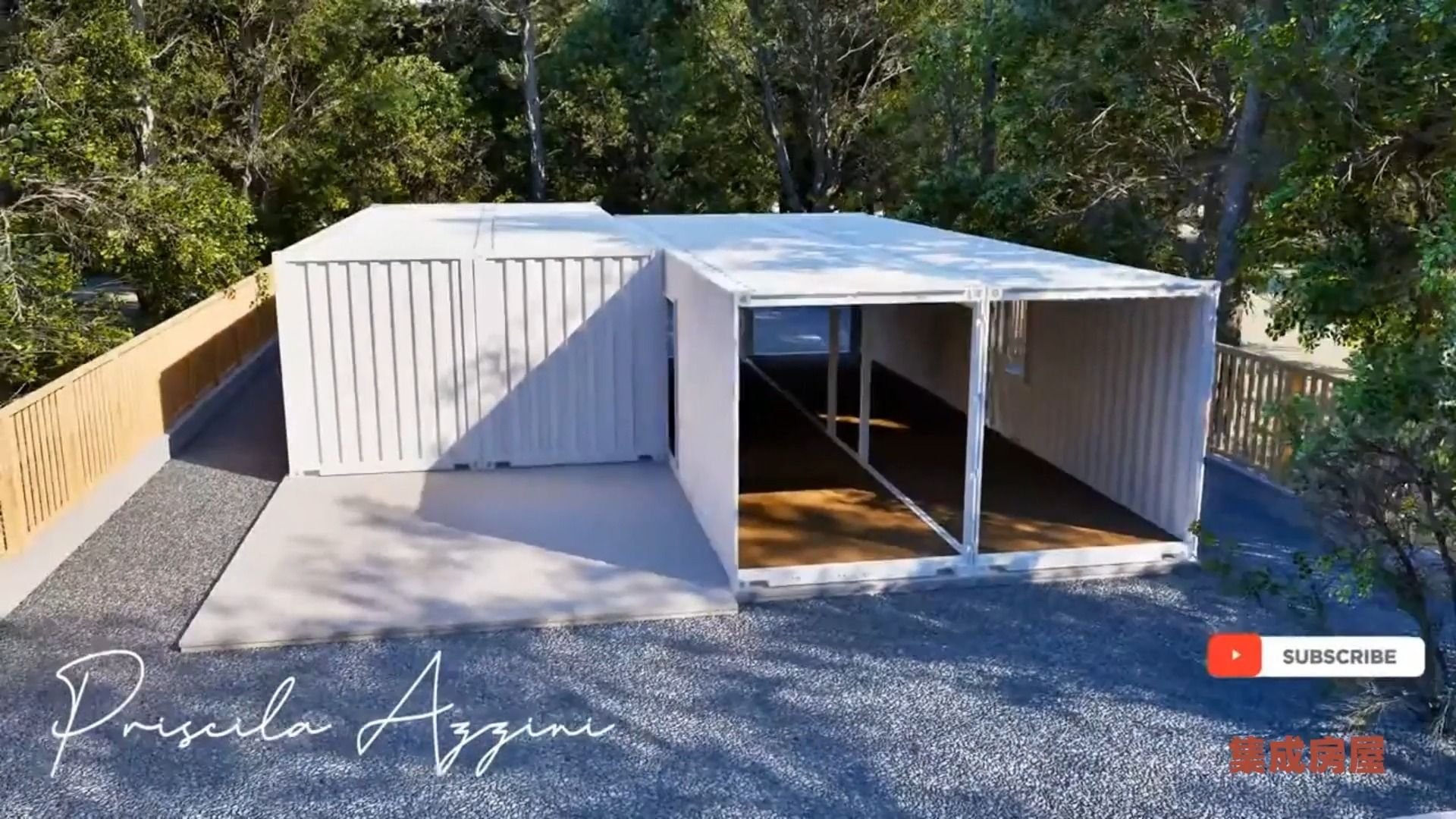 160平方集装箱房屋设计方案--三卧室户型