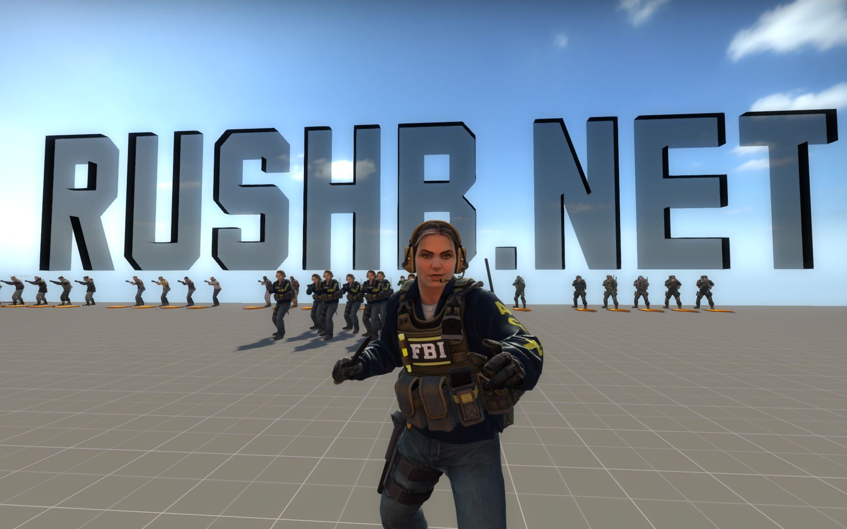 【CSGO】新版探员/人物皮肤体验地图