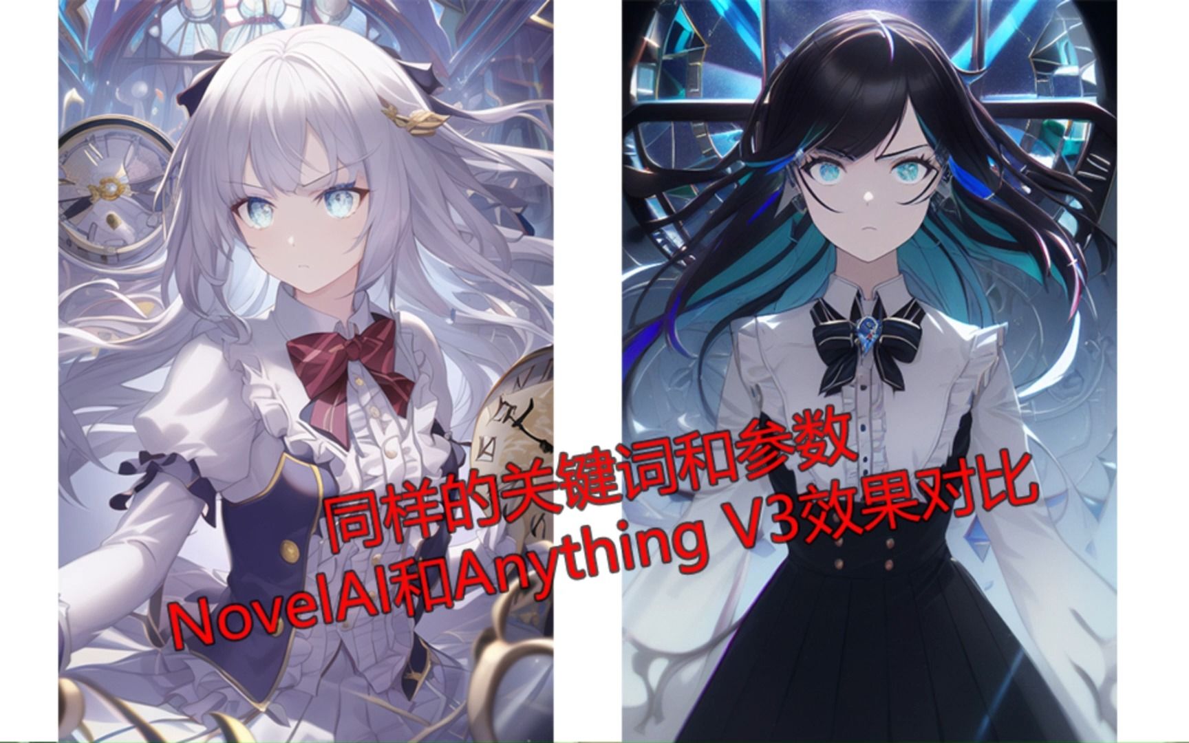 【NovelAi】相同关键词,NovelAi和Anything V3 效果对比!(附下载资源)