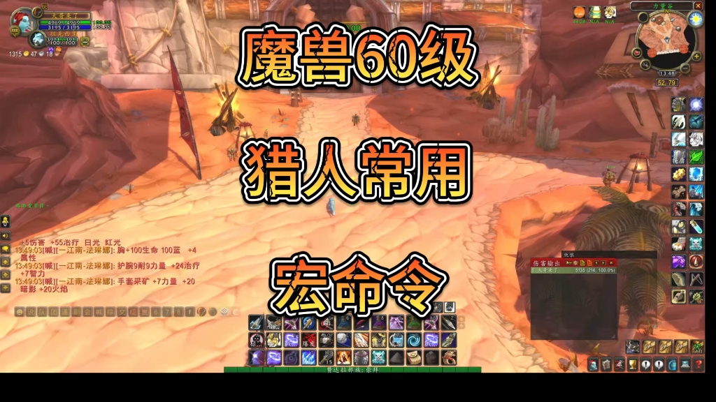 魔兽世界怀旧服60级猎人宏命令_网络游戏热门视频