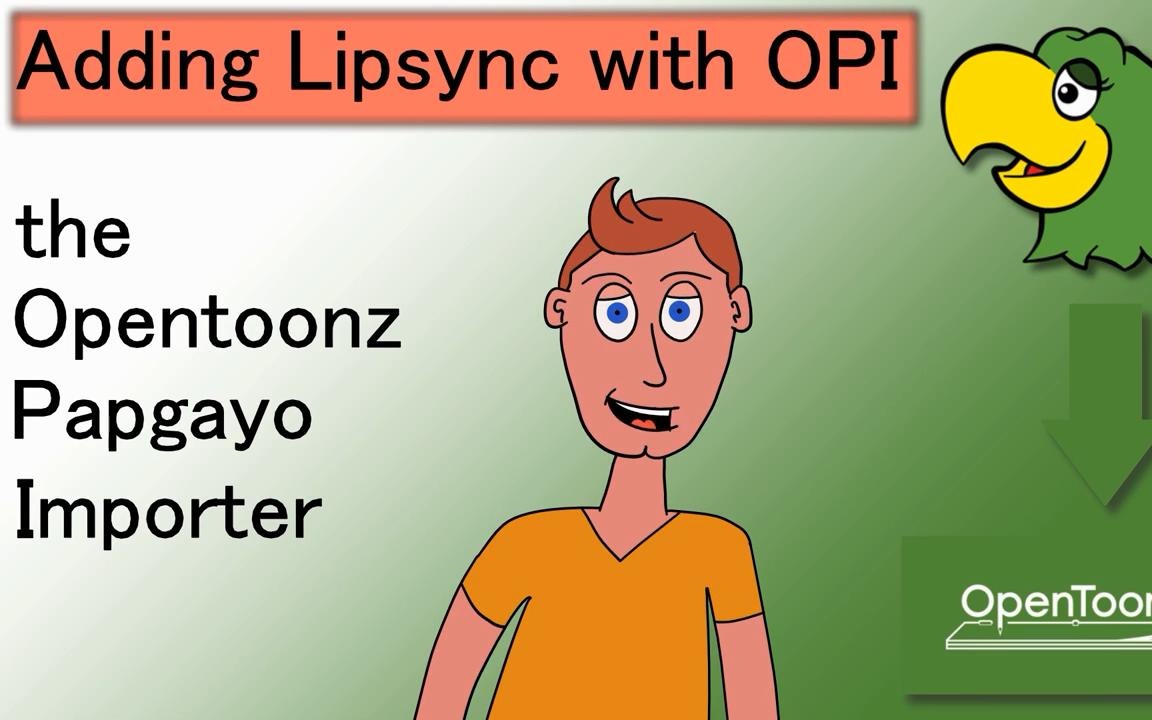 使用papagayo嘴型导入opentoonz程序【伪中字】