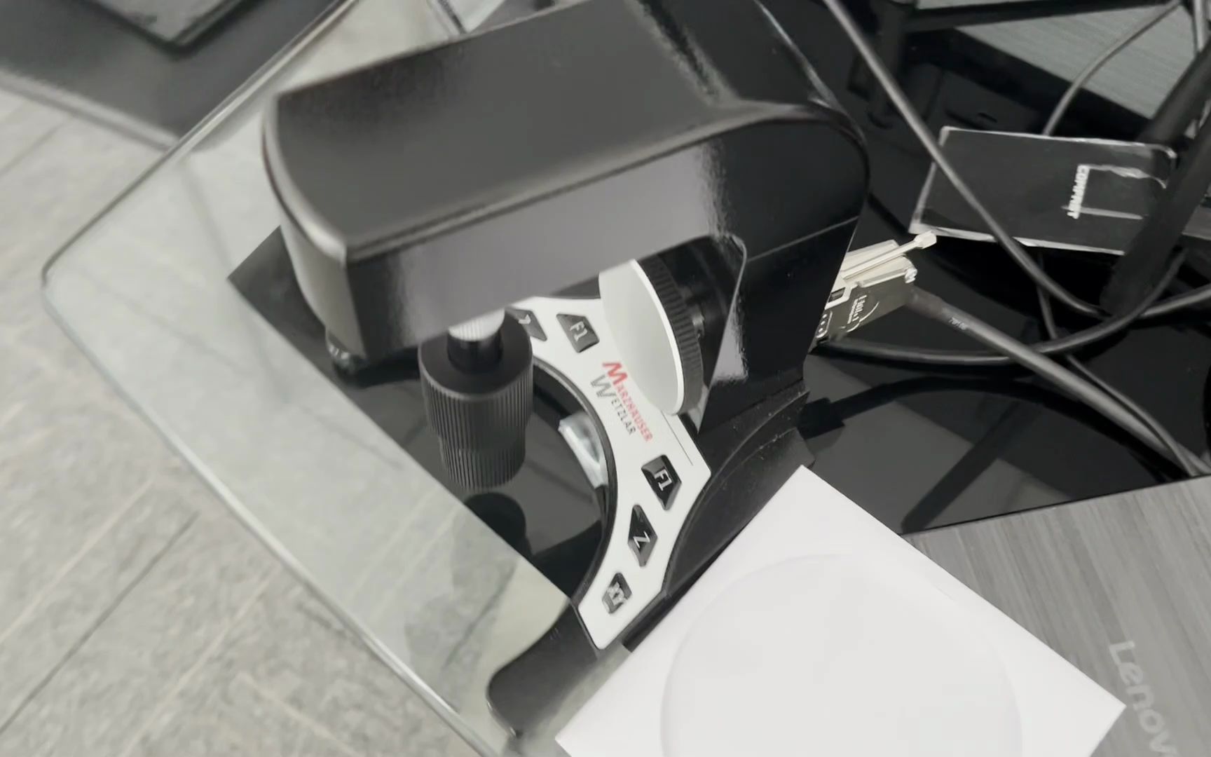 Marzhauser Wetzlar显微镜三轴载物台实物工作视频