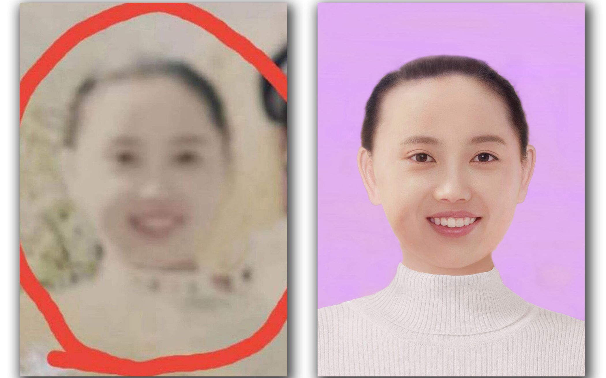 模糊老照片修复