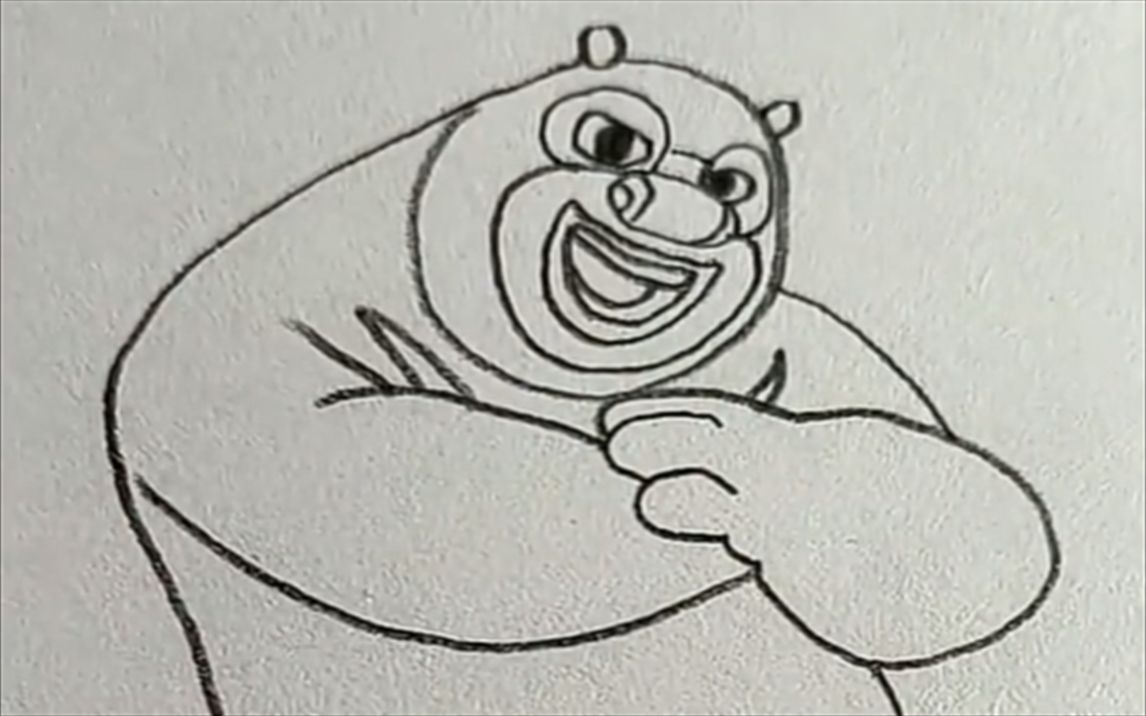 【简笔画】这是熊大还是熊二