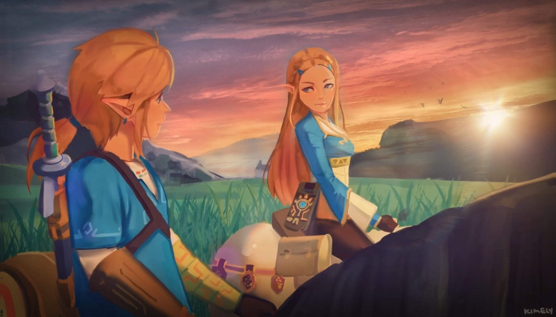 【塞尔达传说】procreate林克&塞尔达