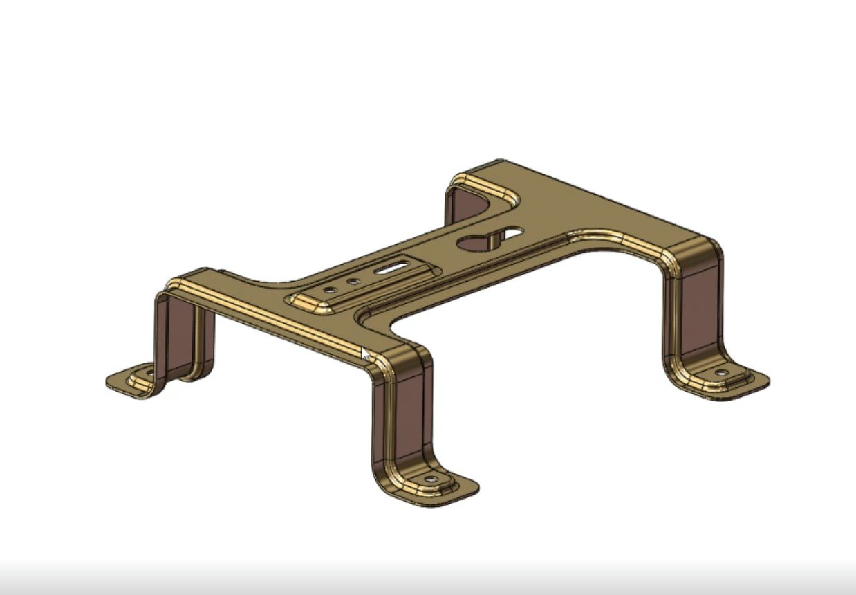 SolidWorks中钣金支架的绘制,看完操作你就蒙了!