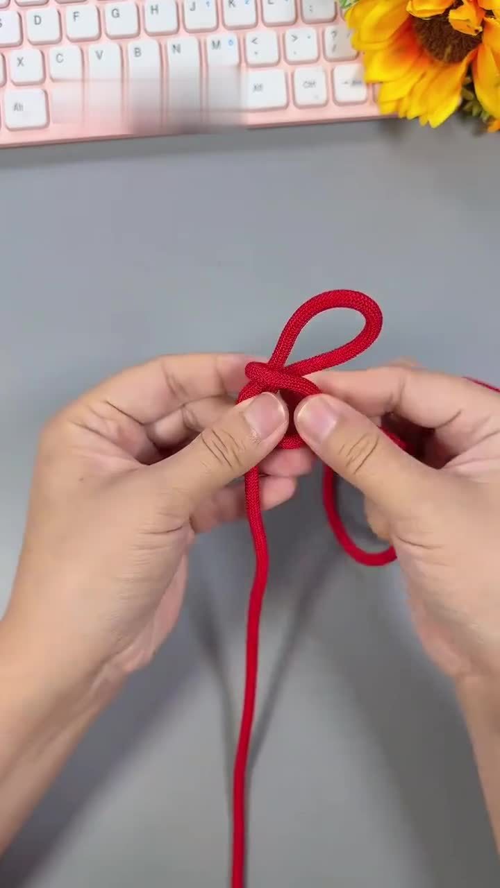 最简单中国结编法来袭,手残党也能轻松上手,速试!
