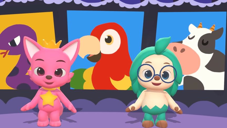 儿童律动儿歌,动物农场,学会模仿动物叫声,亲子游戏早教