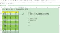 13、条件格式之公式(通配符的使用)