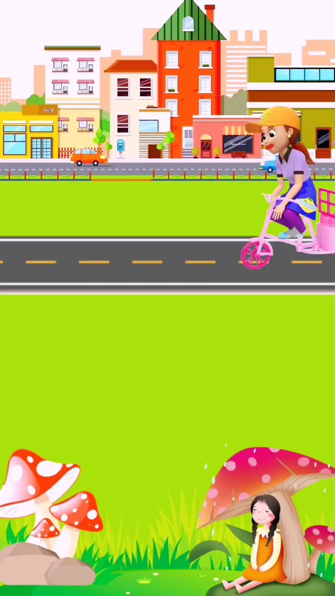 车轮子变成了甜甜圈被小宝吃了!#二次元#动画#益智#启蒙早教