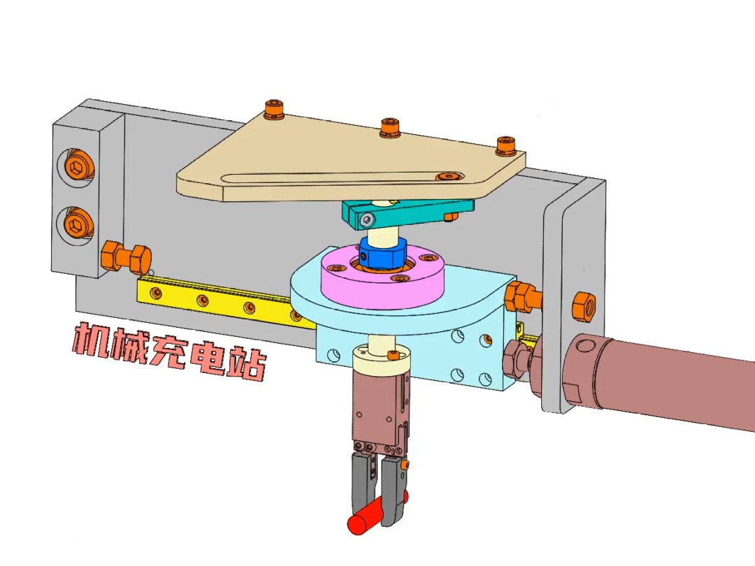 翻转取料机构原理动画