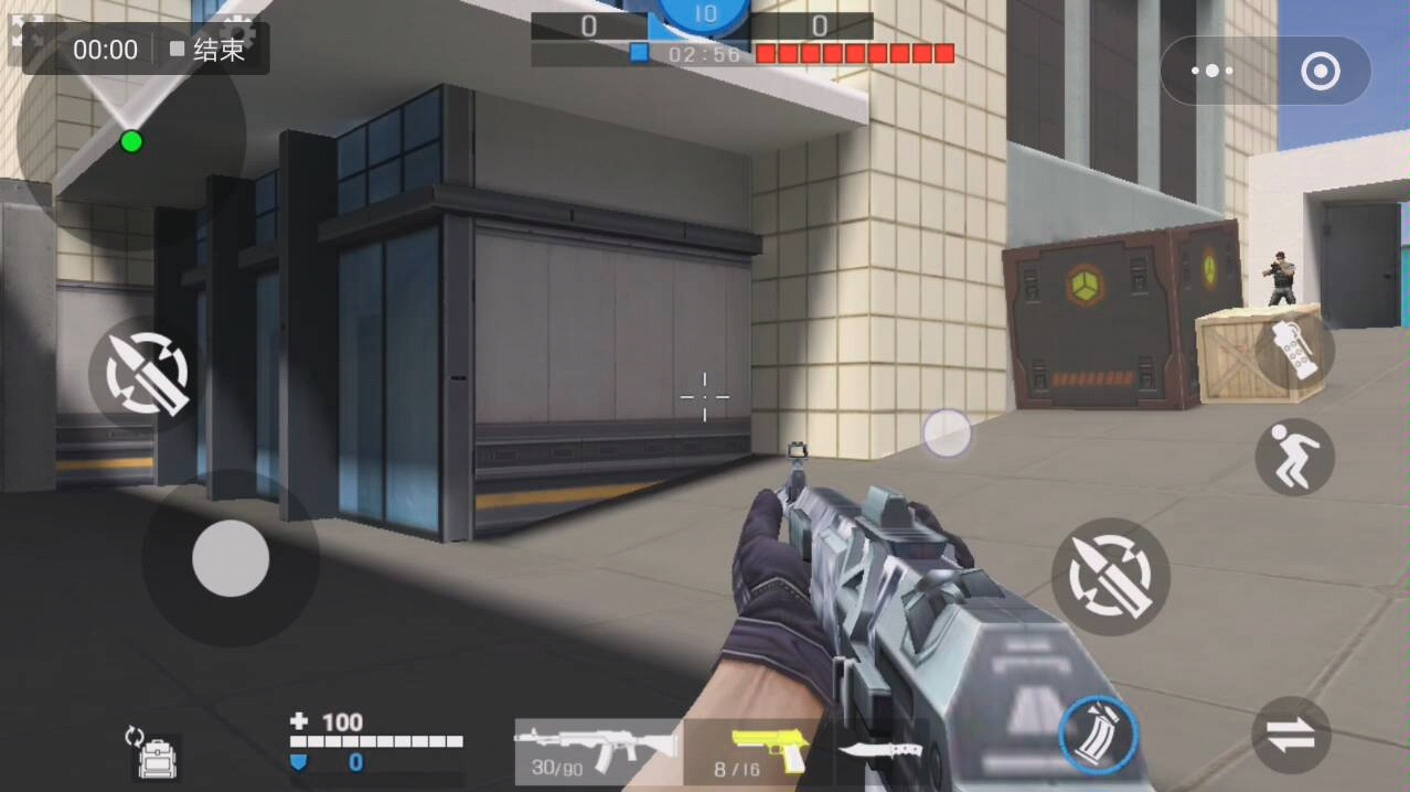 微信小游戏全民枪神边境王者个人战模式试玩展示