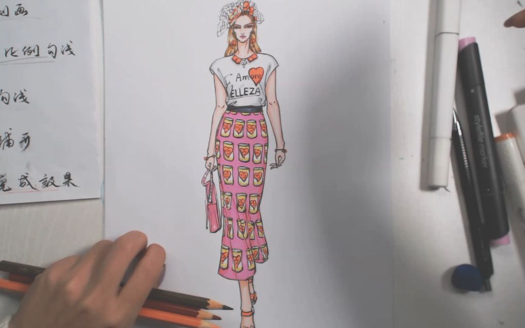 服装设计:绘制休闲运动装效果图全过程!